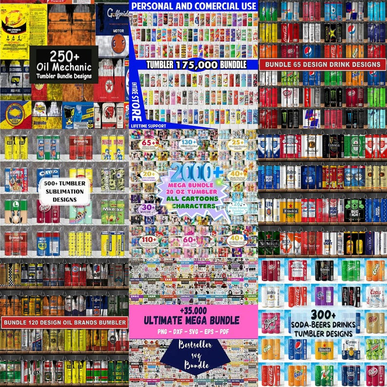 900,000+ Tumbler Wrap Designs Mega Bundle (digital Download) - Etsy Canada