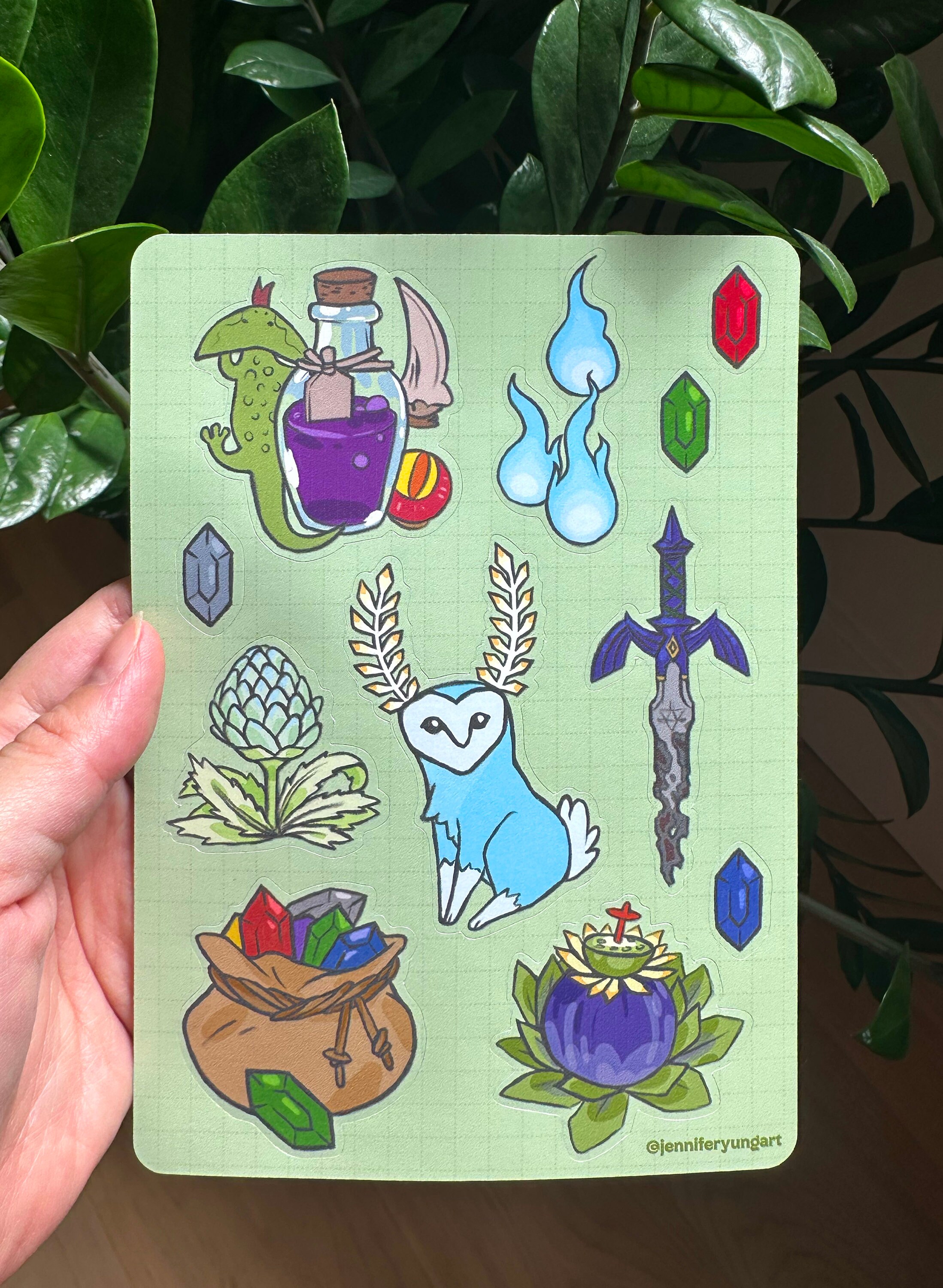 Legend of Zelda Tears of the Kingdom TOTK Hyrule Sticker Sheet - Etsy