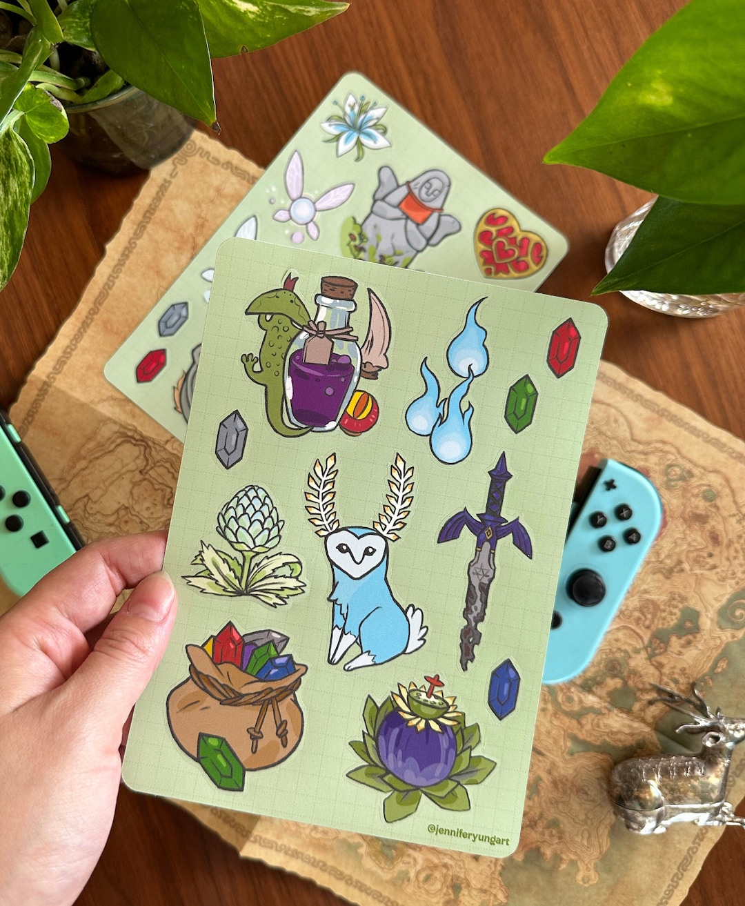 Legend of Zelda Tears of the Kingdom TOTK Hyrule Sticker Sheet Set - Etsy