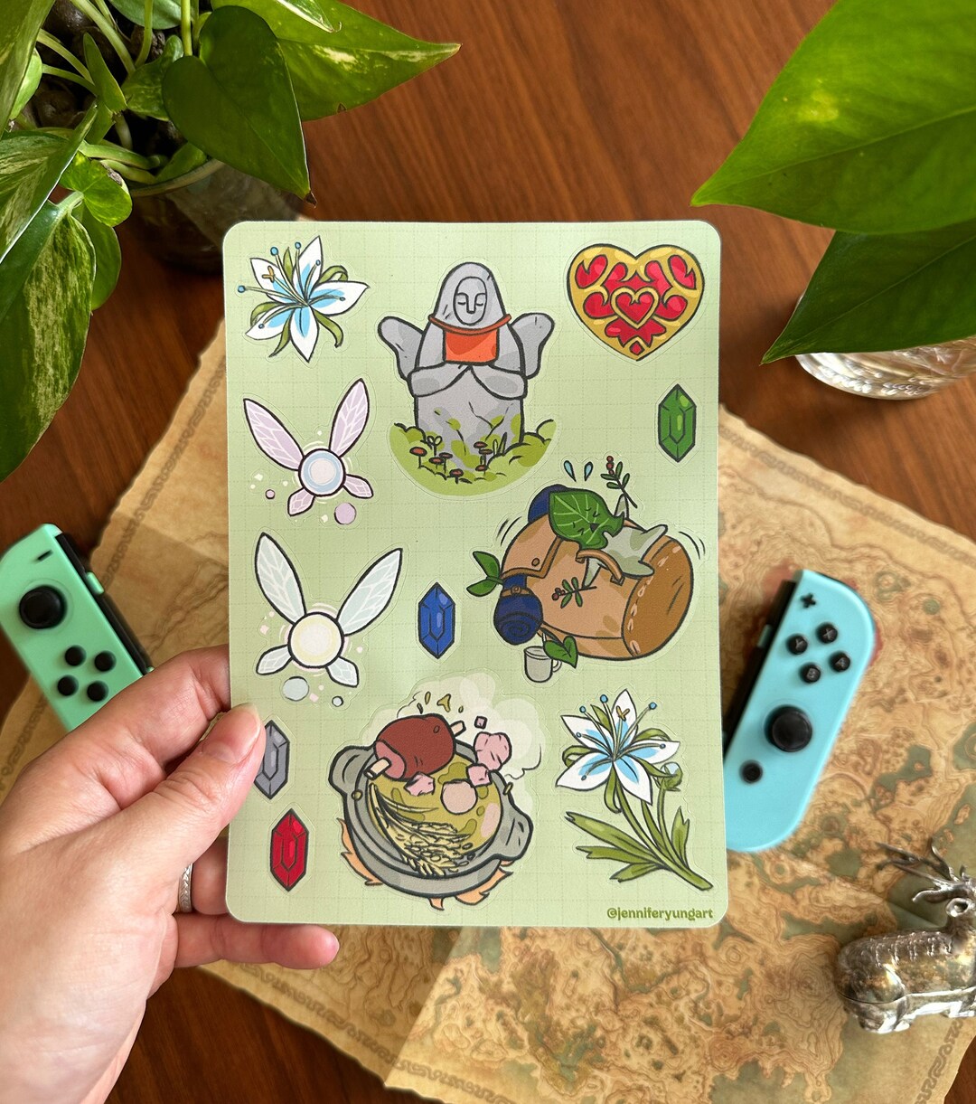 Legend of Zelda Tears of the Kingdom TOTK Hyrule Sticker Sheet Set - Etsy
