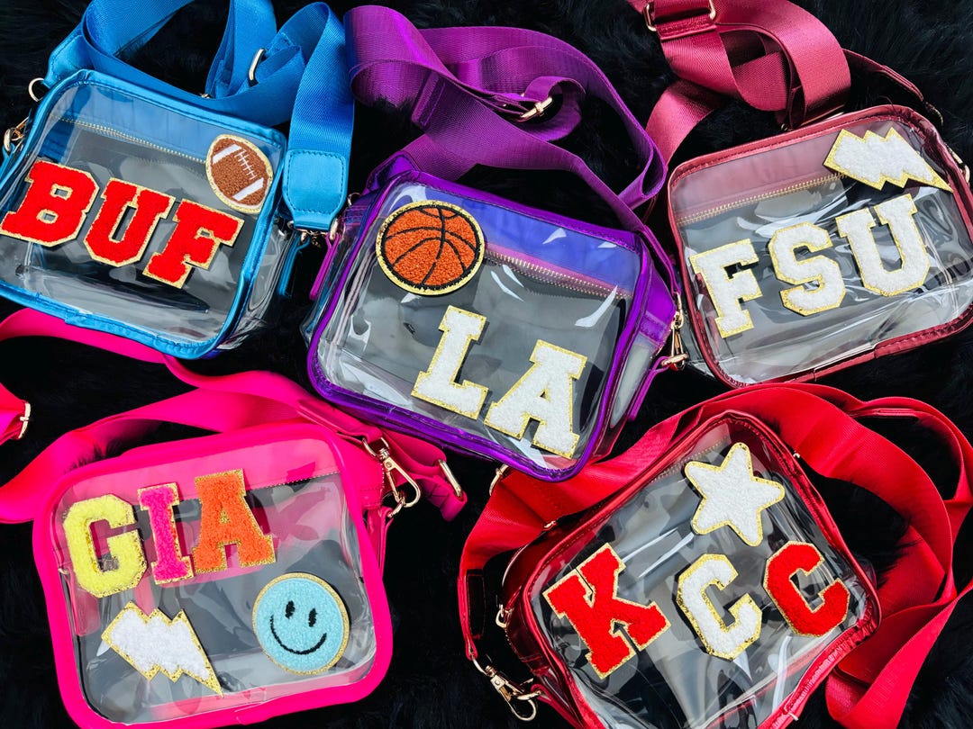 Custom Stadium Bags, Game Day Bags, Personalized Crossbody Bags ...