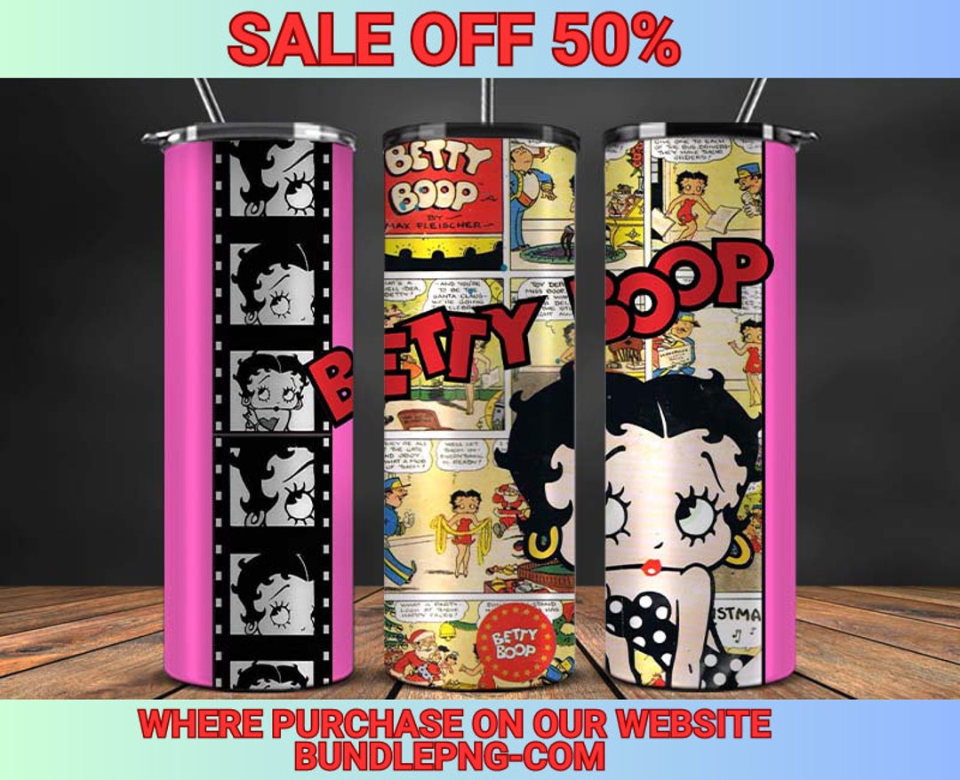 Betty Boop Skinny Tumbler Wrap Betty Boop Tumbler Wrap Betty Etsy