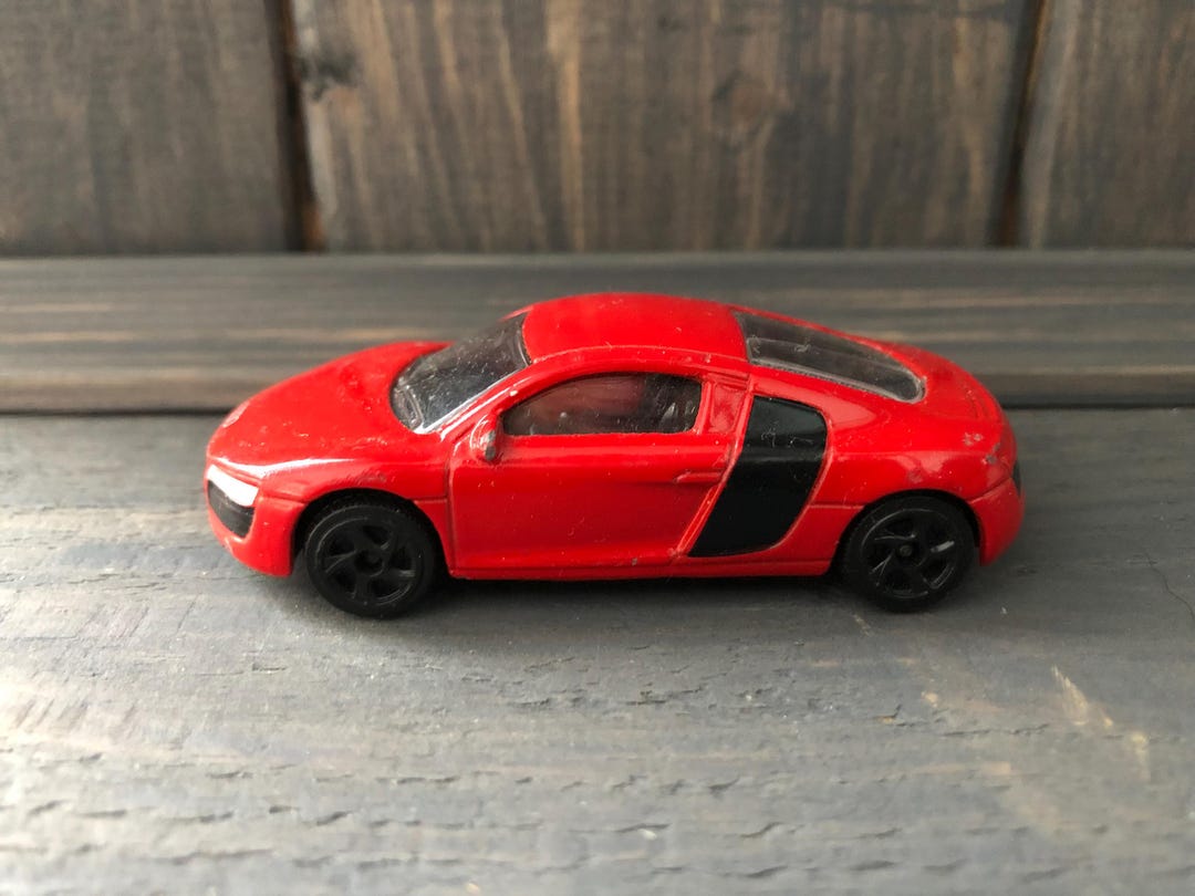 Audi R8 Red MAJORETTE Die Cast Collectible 1:61 Car Scale Model Toy ...