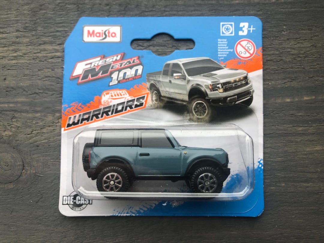 Ford Bronco Gray Maisto Fresh Metal 100 Collection Warriors Die Cast 1: ...