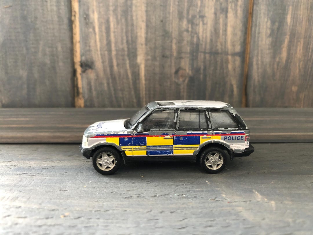 Range Rover 4x4 Police City Die Cast Collectible 1:87 Car Scale Model ...