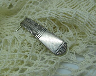 Key Fob Antique Ornate Silver Plate Silverware Key Chain | Etsy