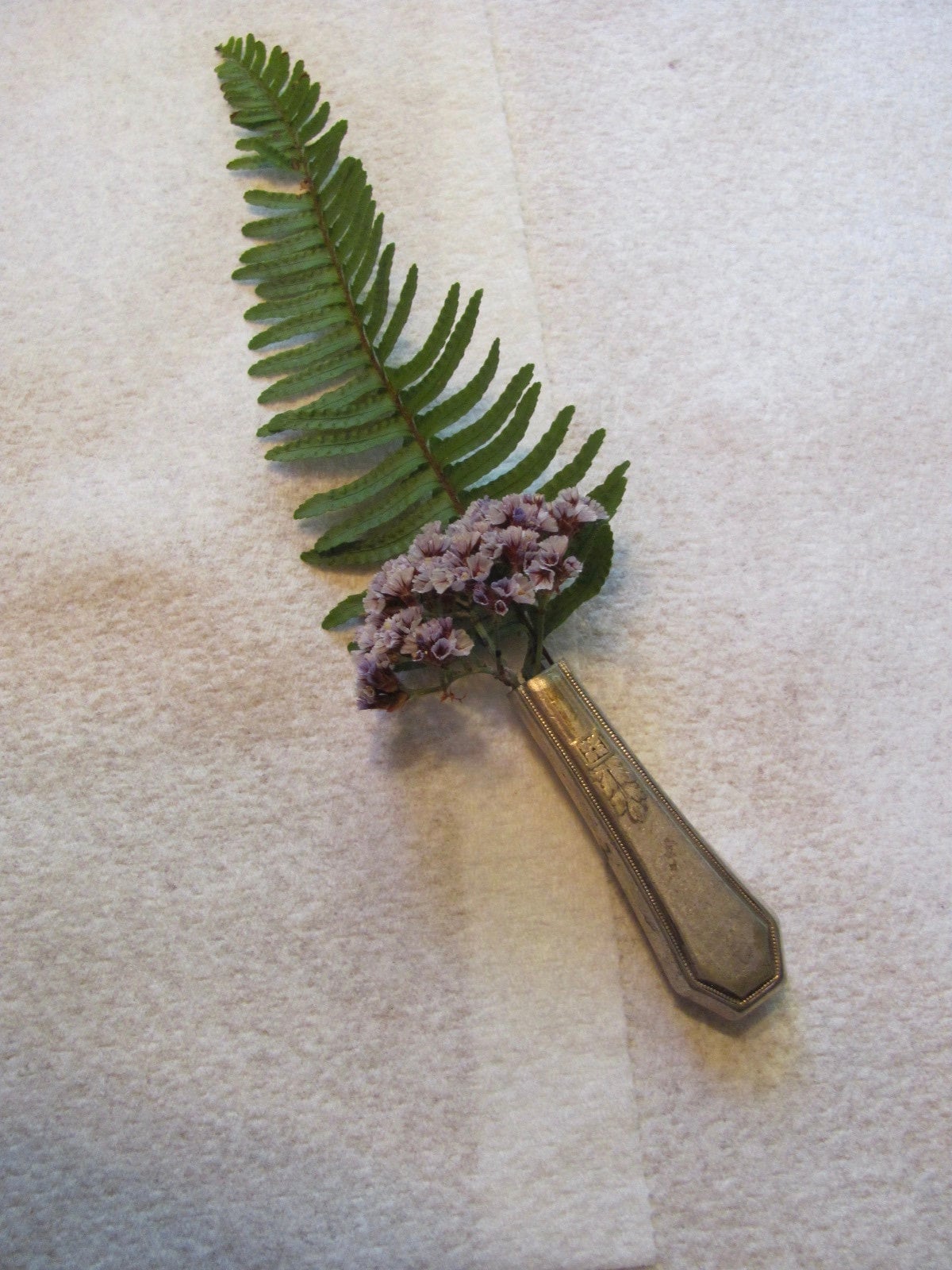 Silverware Flower Bud Vase Magnet or Lapel Pin or Pendant // Made From ...