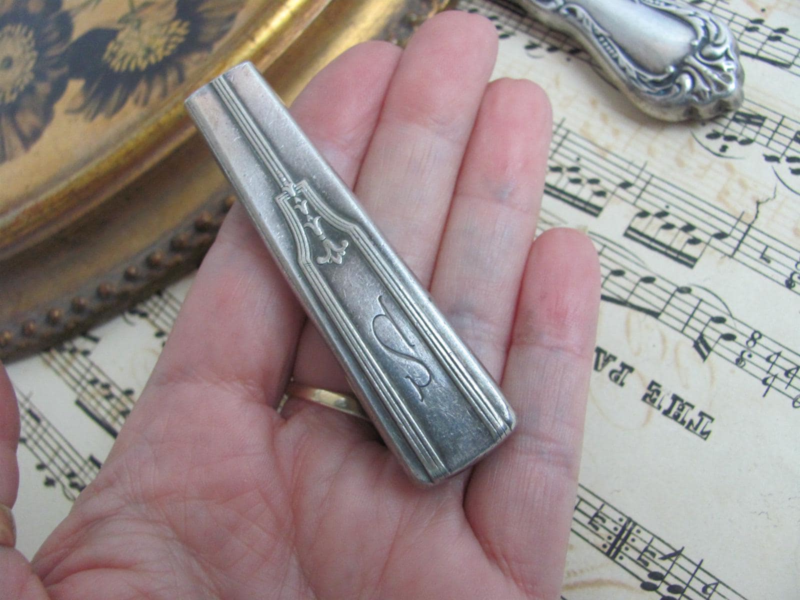 Silverware Flower Bud Vase // Magnet for Refrigerator or Lapel Pin or ...