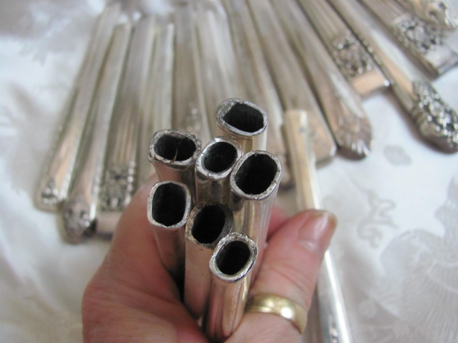 Silverware Flower Bud Vase Refrigerator Magnet or Pendant Extra Long ...