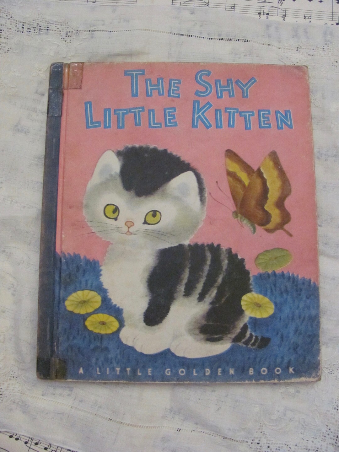 The Shy Little Kitten Little Golden Book Dated 1946 - Etsy