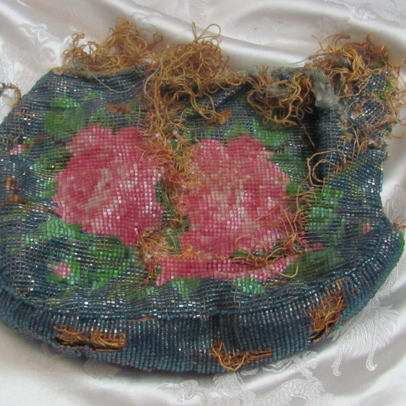 Antique Beaded Purse - Etsy