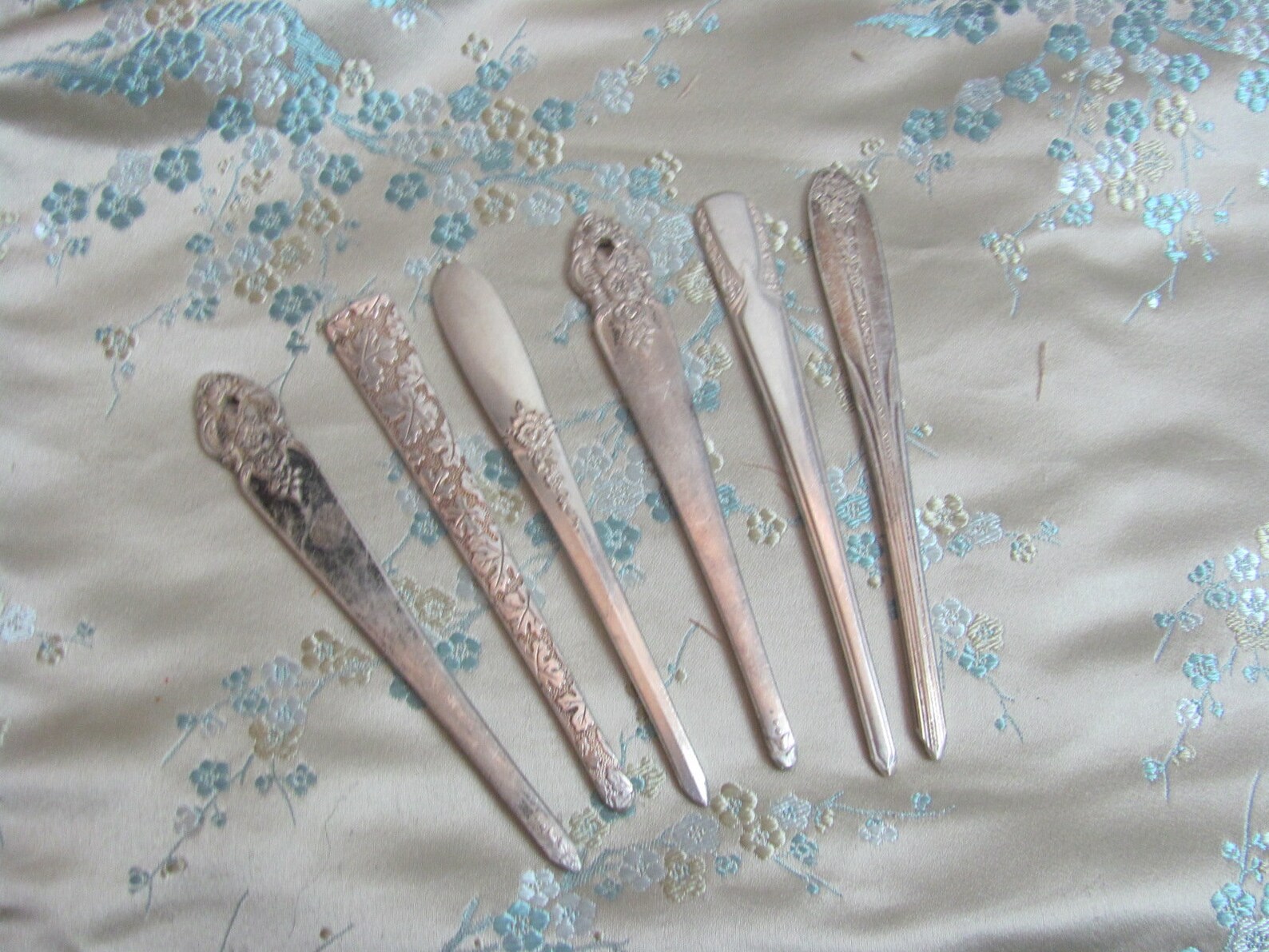 Beautiful Silverware Silver Hair Bun Stick Pick Pin // Many | Etsy