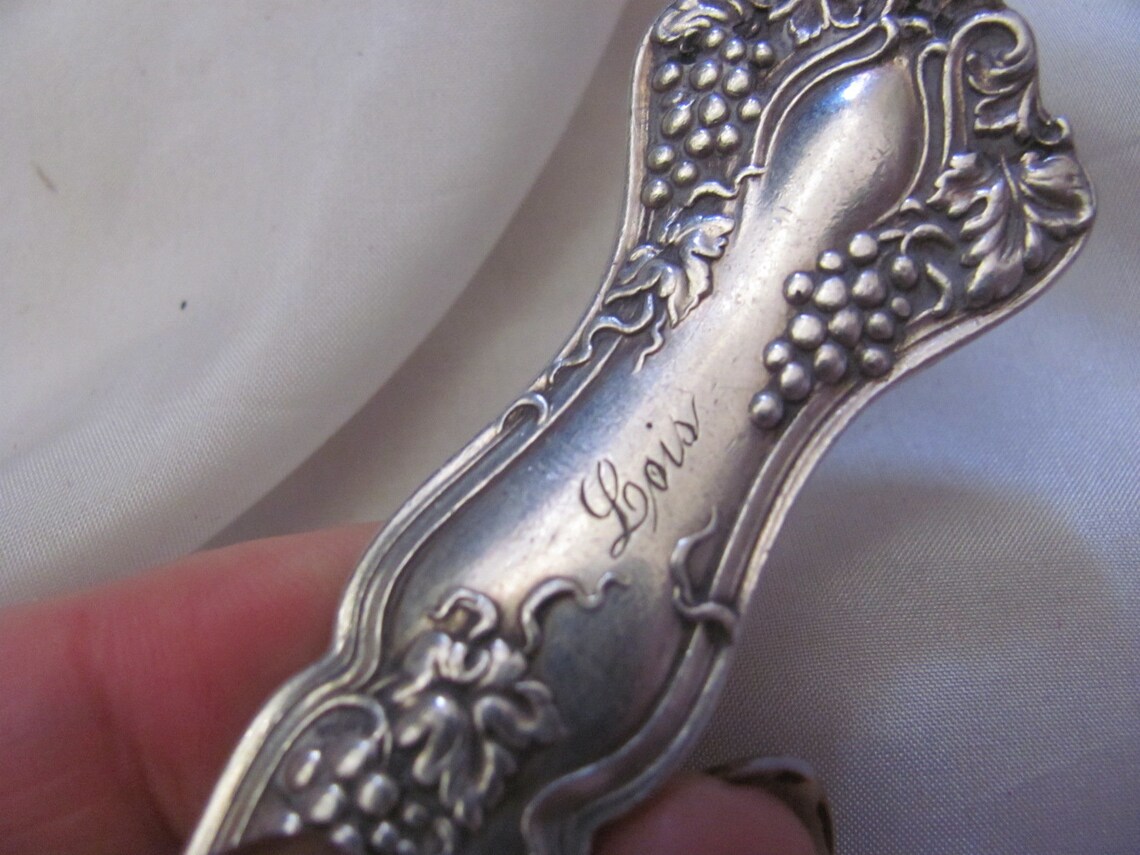 Key Fob Antique Ornate Silver Plate Silverware Key Chain 05C | Etsy