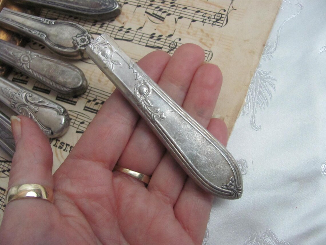 Silverware Flower Bud Vase Magnet or Lapel Pin or Pendant // Made From ...