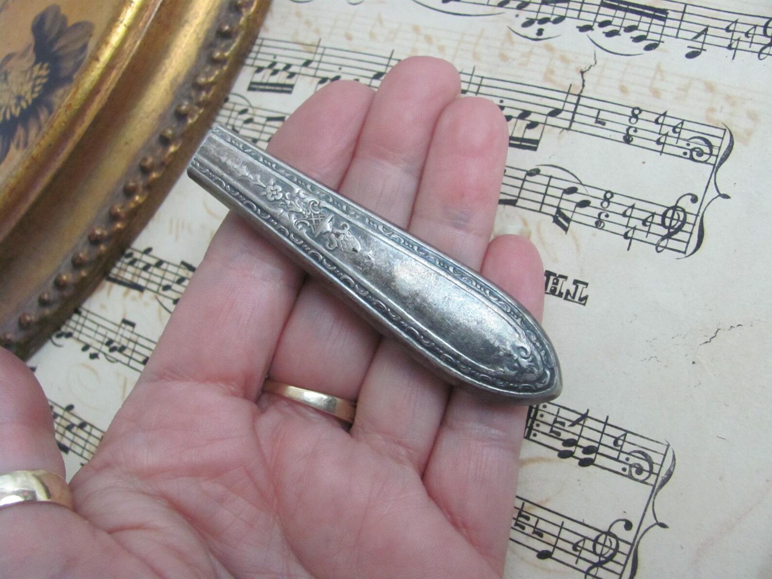 Silverware Flower Bud Vase Magnet or Lapel Pin or Pendant // Made From ...