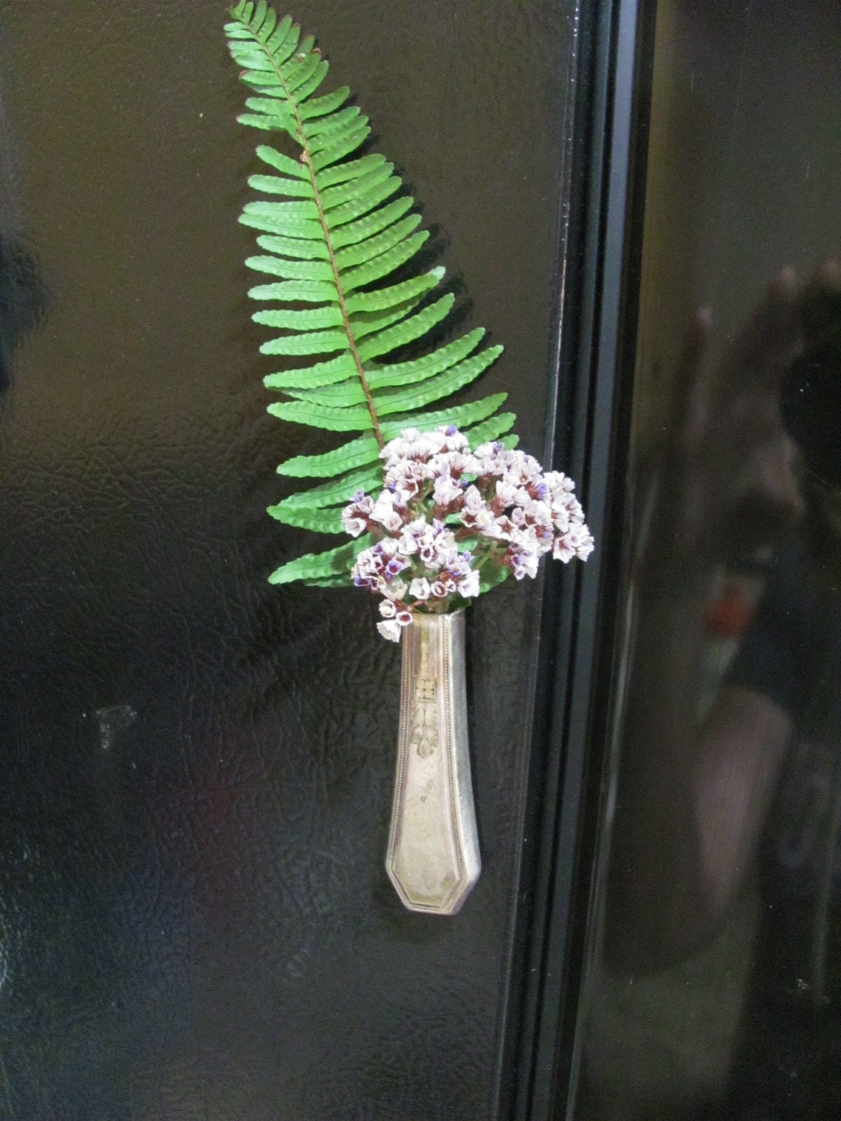 Silverware Flower Bud Vase Magnet or Lapel Pin Brooch or Pendant ...