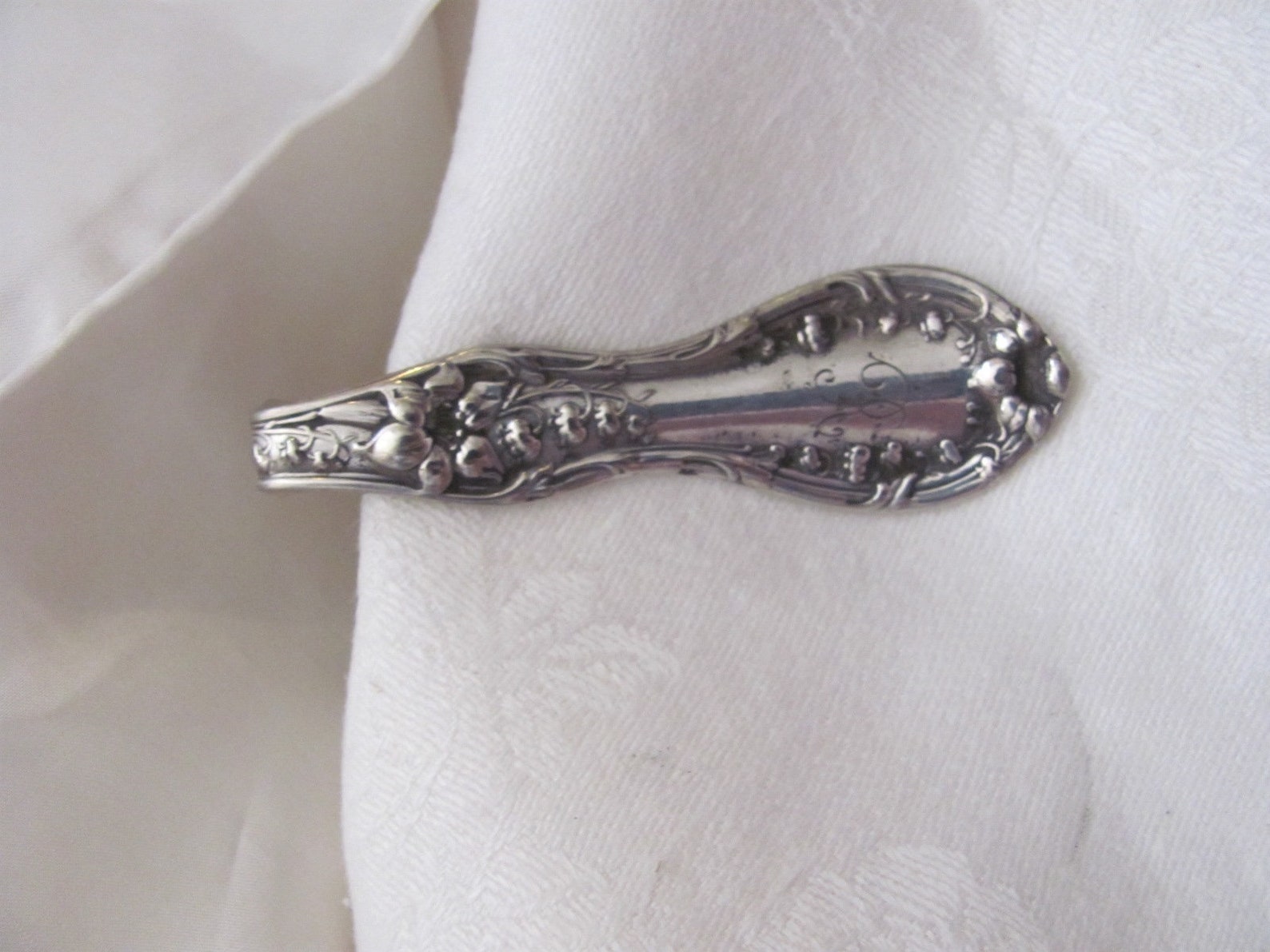 Key Fob Silver Plate Silverware Key Chain Purse Hook | Etsy