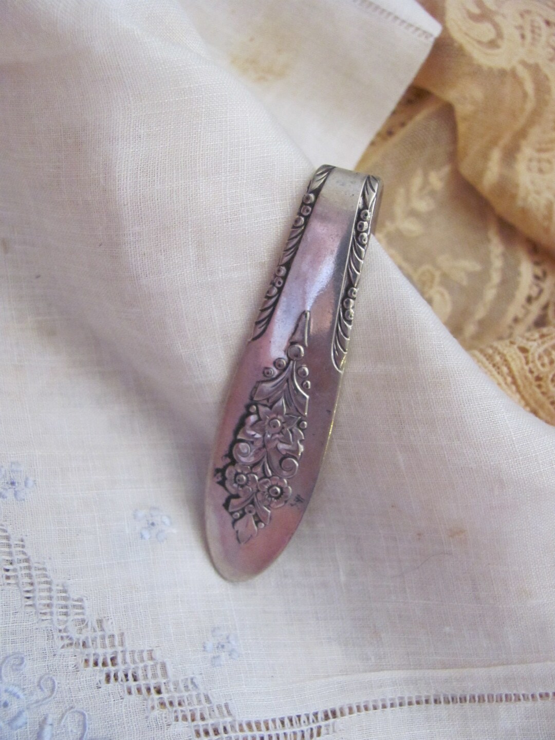 Key Fob Silver Plate Silverware Key Chain Purse Hook Made - Etsy