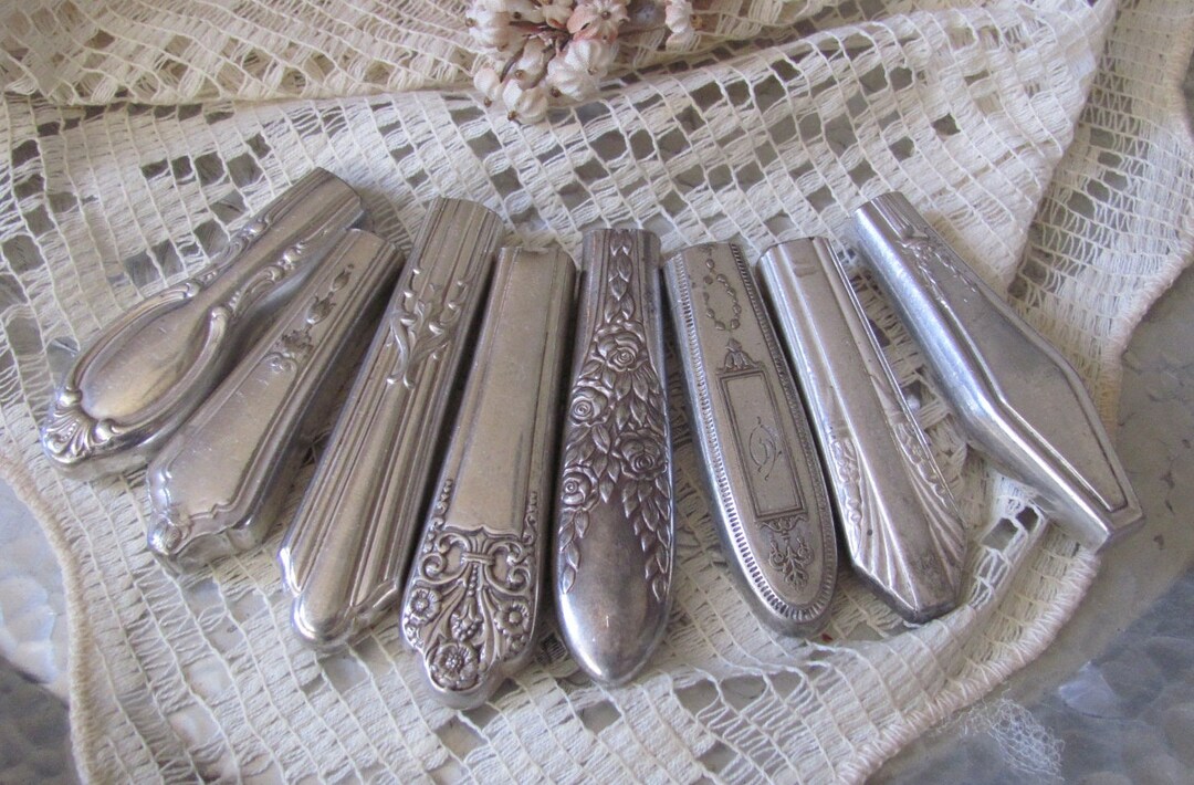 Silverware Flower Bud Vase Refrigerator Magnet or Lapel Pin or Pendant ...