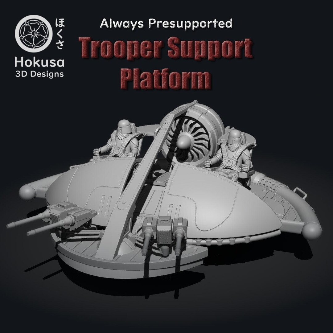 Trooper Support Platform Figure Matched to Starwars Legion - Etsy