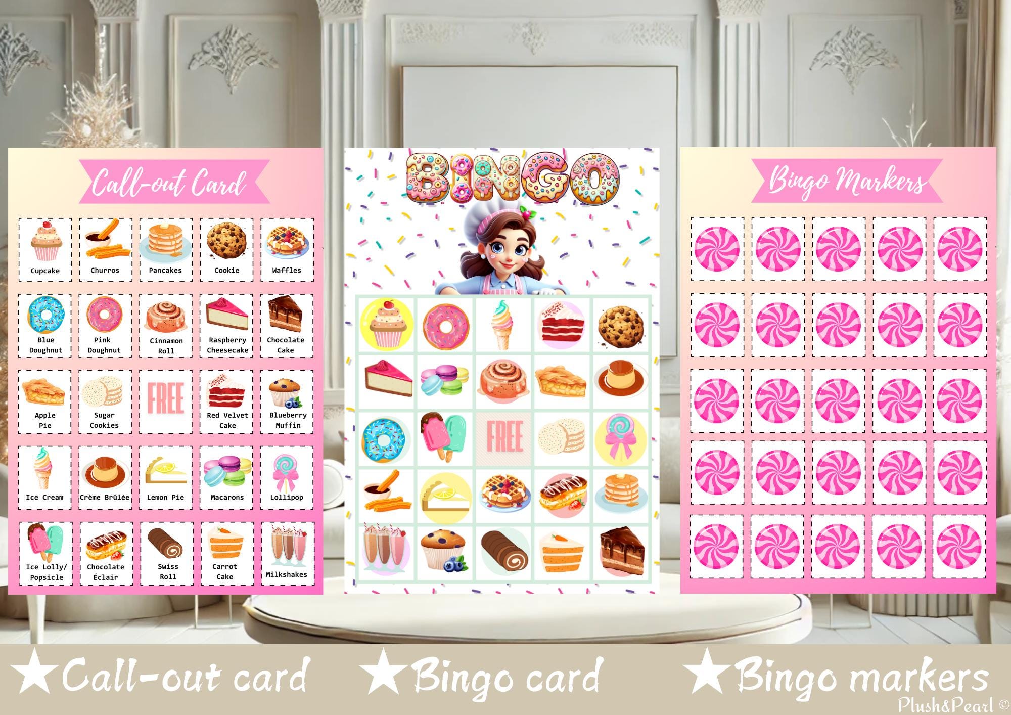 30 Sweet Treats Bingo Game Cards Delicious Dessert Game Fun for All ...