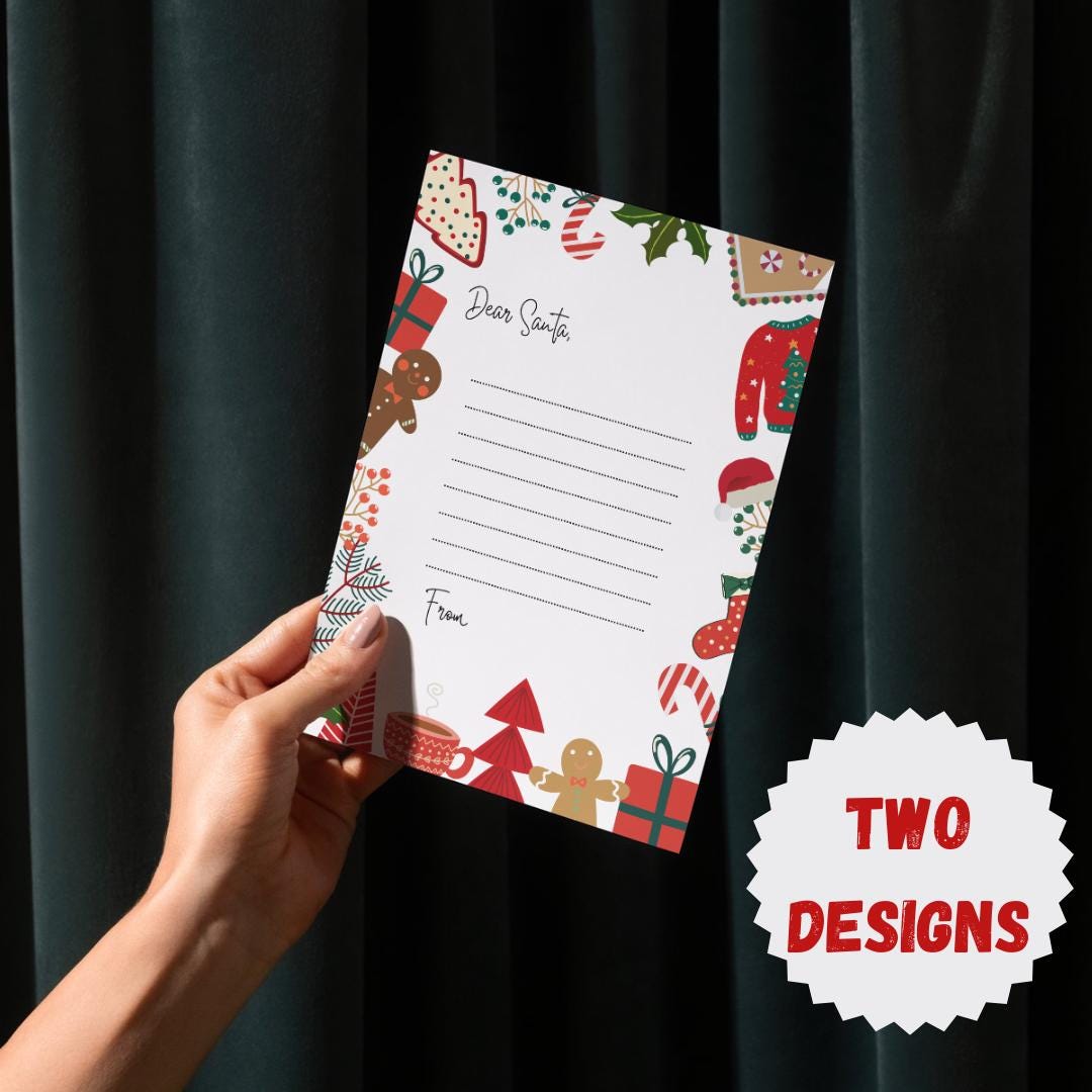 Christmas Letters to Santa | Holiday Templates | Kids Letter to Santa ...