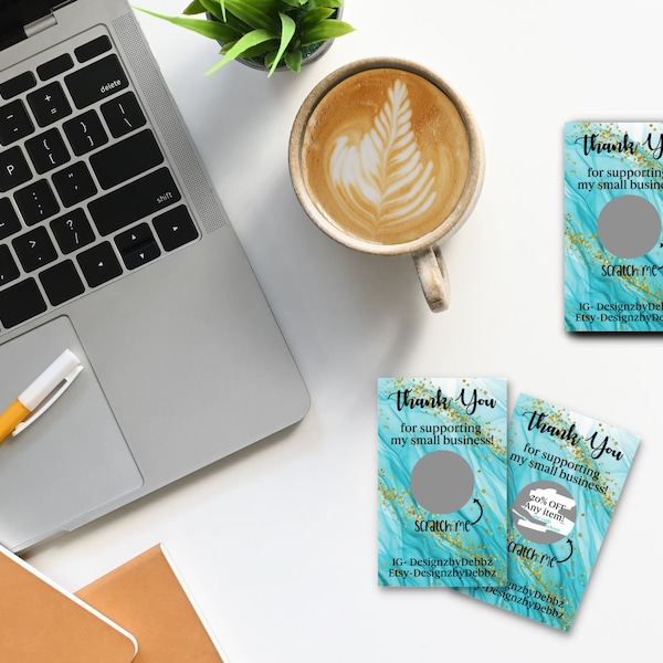 Scratch Business Cards - Etsy