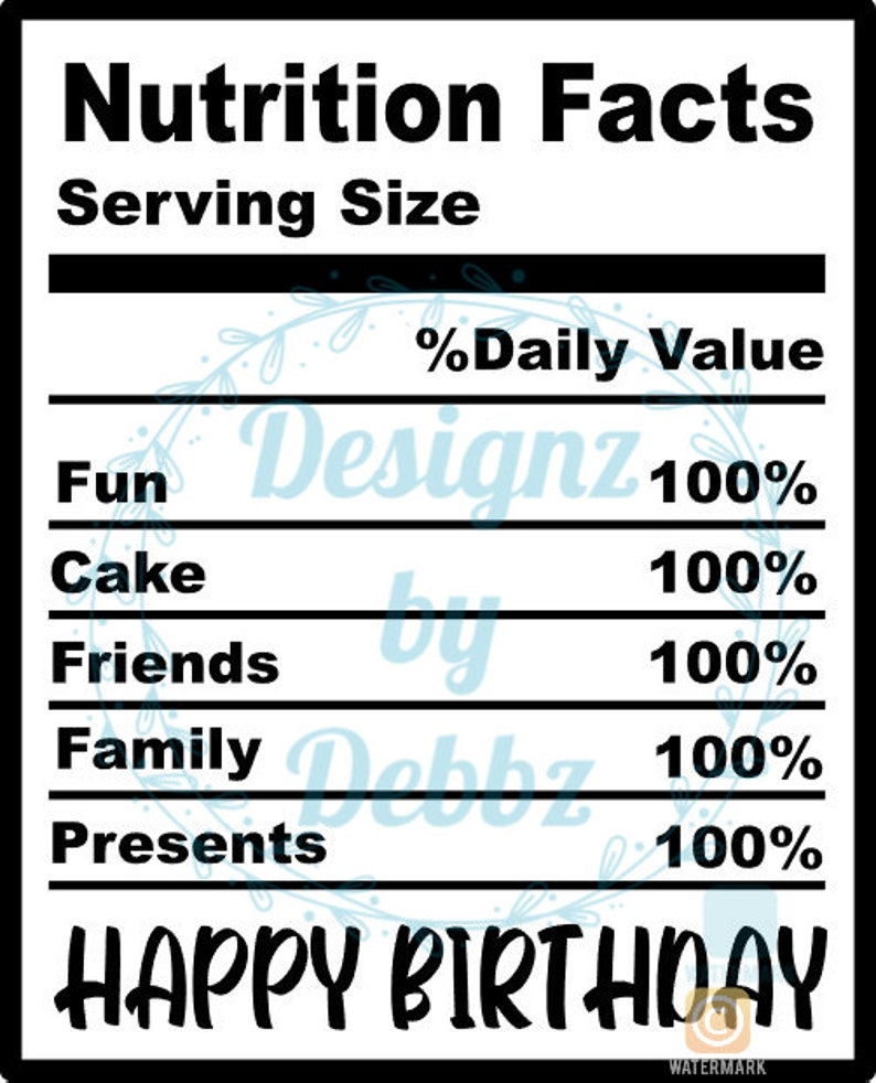 Chip Bag Template Digital Download Barcode Nutrition Info - Etsy