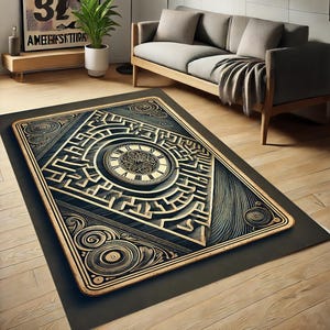 Maze, Clock Patterned, Fantastic Model, Meander, Retro Patterned ...