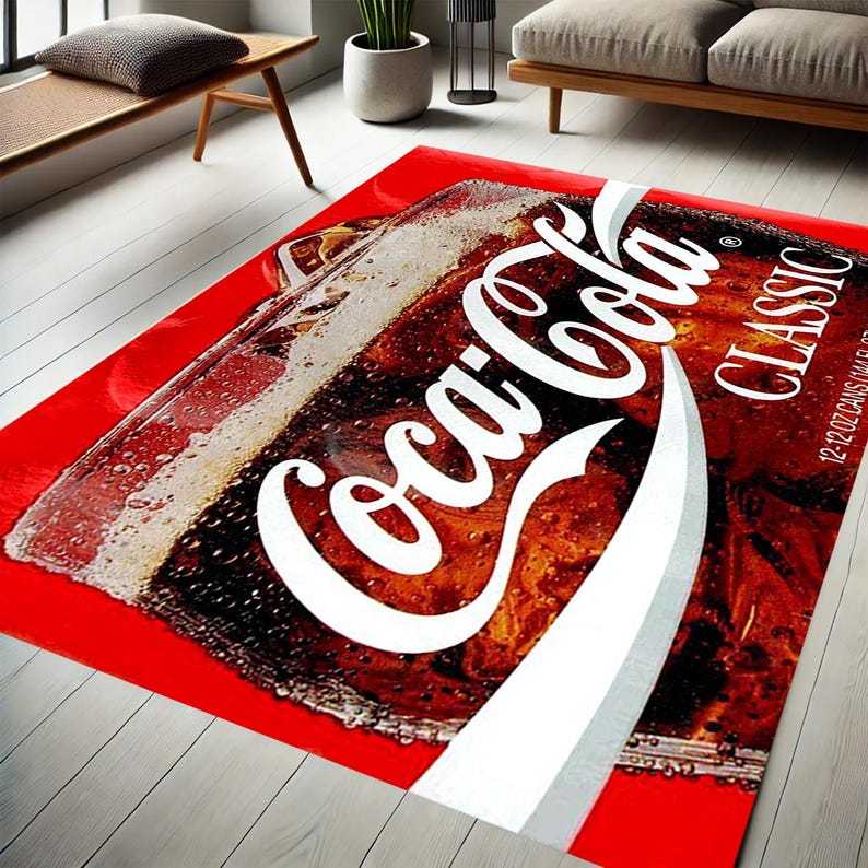 Coca-cola Rug, Coke, Coca Cola, Modern Rug, Coke Classic, Legendary ...