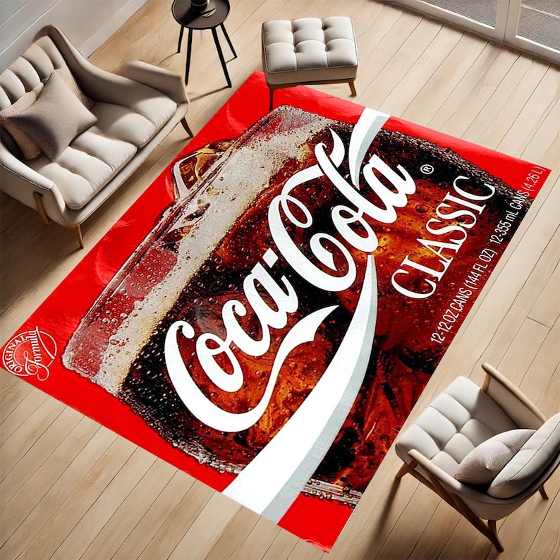 Coca-cola Rug, Coke, Coca Cola, Modern Rug, Coke Classic, Legendary ...