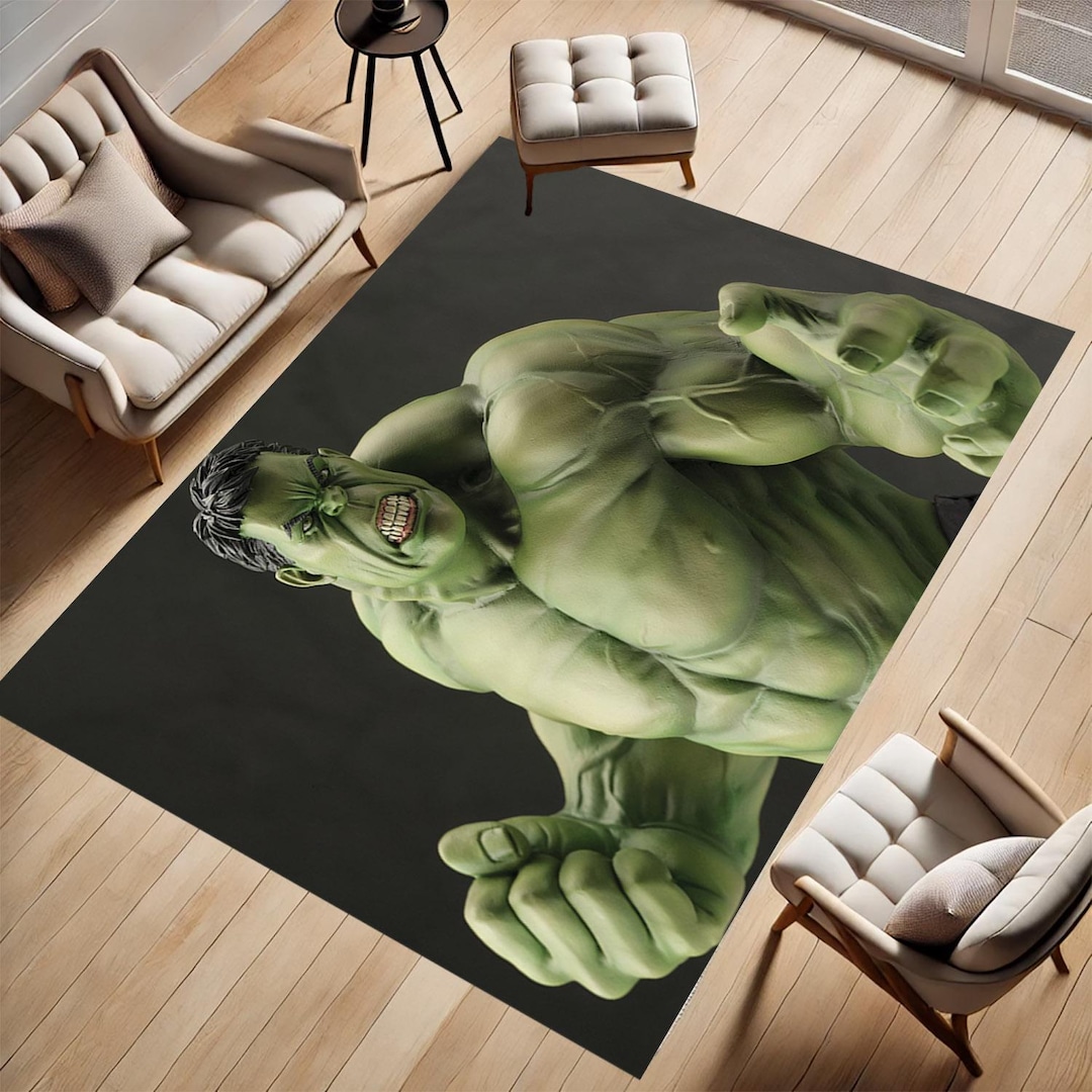 Young Room Rug, Hulk, Angry Hulk Rug, Green Giant Rug, Braves, Amazing ...