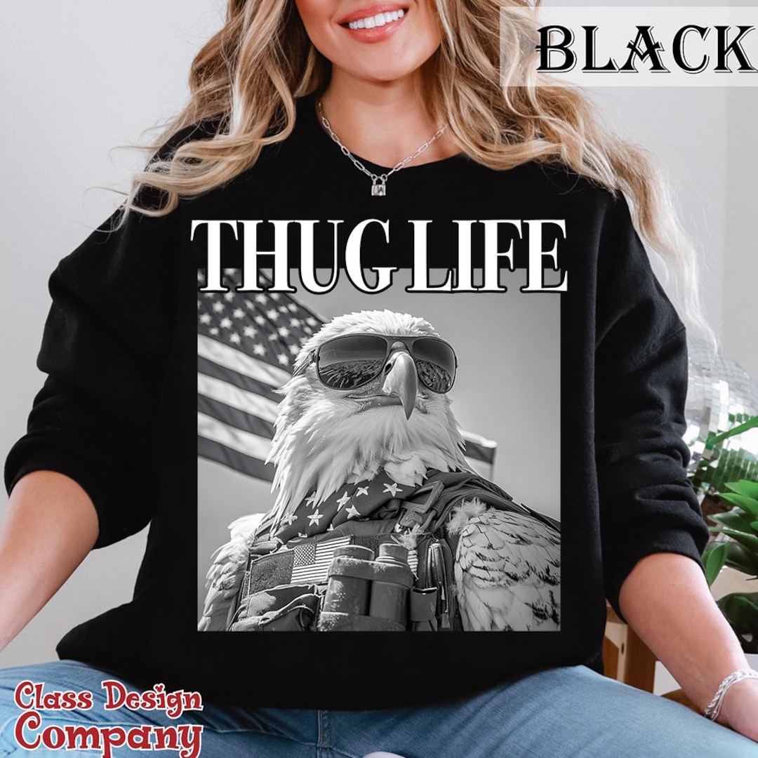 Thug Life America PNG, Preppy American Eagle Vibes Png, Retro USA Png ...