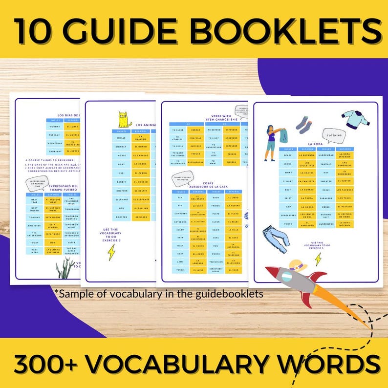 A1 Spanish Grammar Mega Bundle | Complete Guide to Spanish Grammar ...