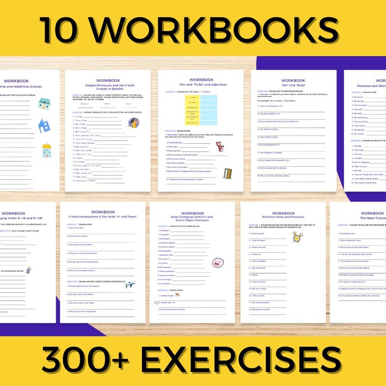 A1 Spanish Grammar Mega Bundle | Complete Guide to Spanish Grammar ...