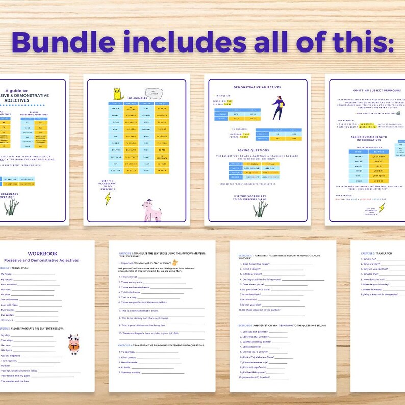 Possessive and Demonstrative Adjectives - Mini Lesson + Grammar ...