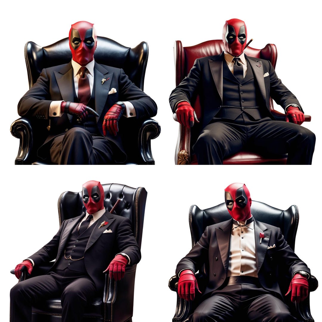 Bold Deadpool Artwork: Instant Download for Creative Projects - Etsy