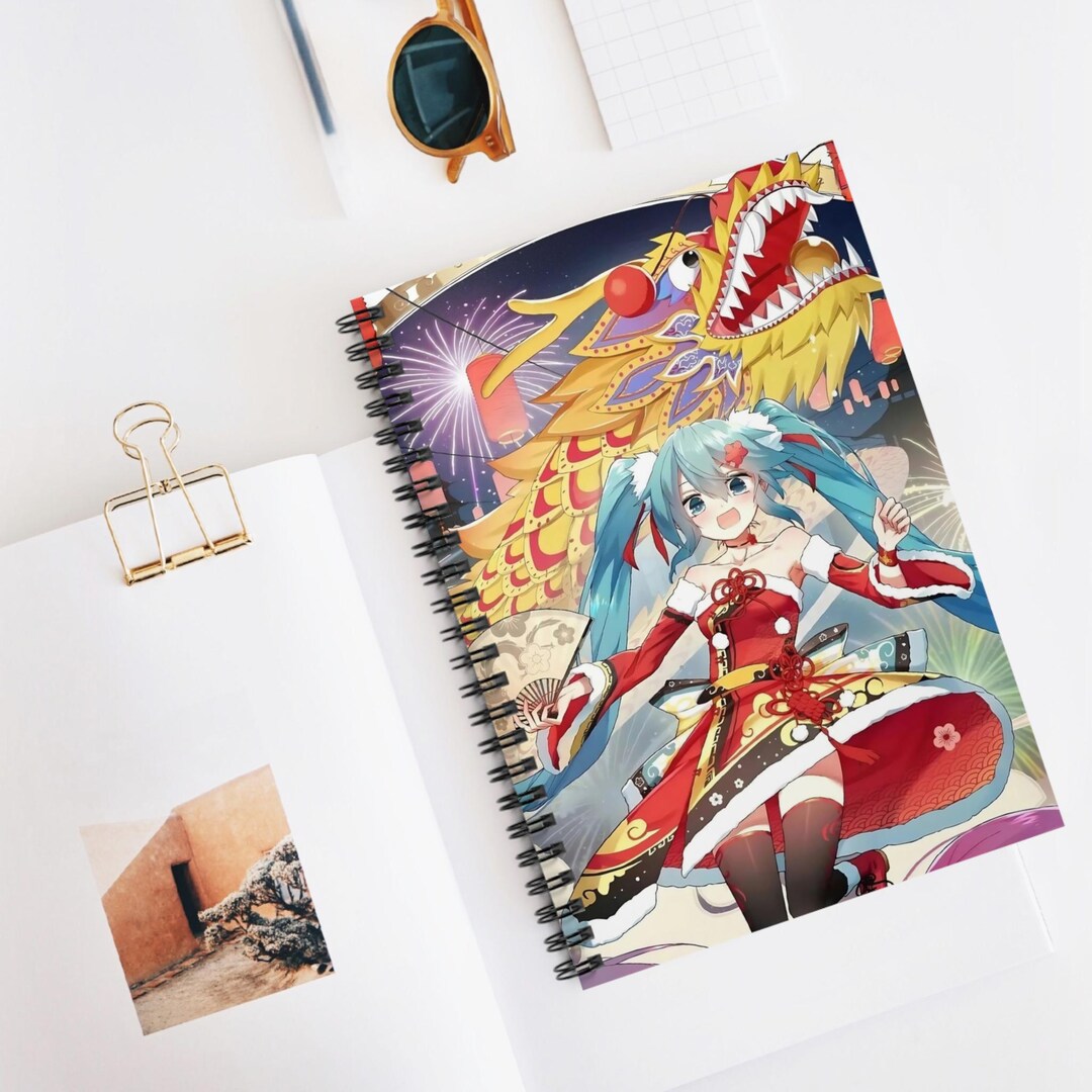 Mystical Dragon Style Hatsune Miku-inspired Spiral Notebook HMKU S03 - Etsy