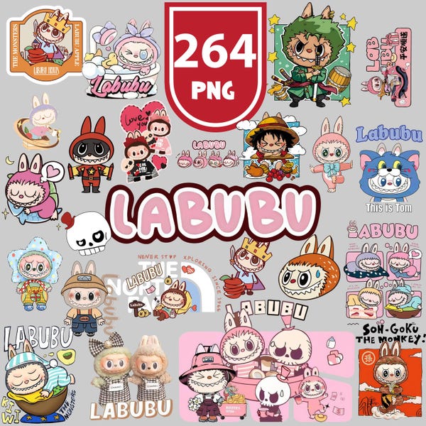 Cute Labubu Png - Etsy