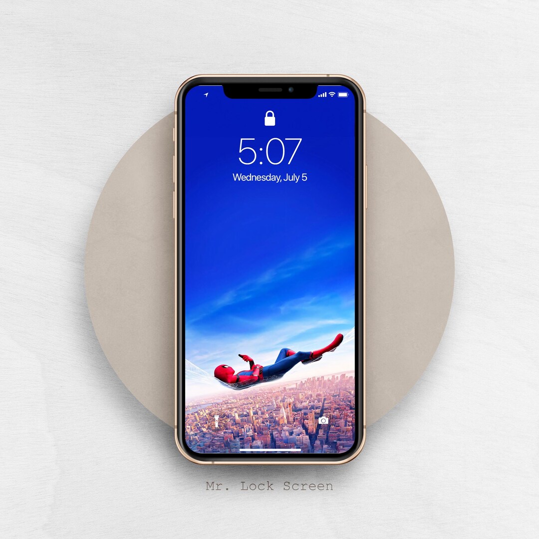 Floating Spider-man iPhone Wallpaper Ios Lock Screen Wallpaper Mobile ...