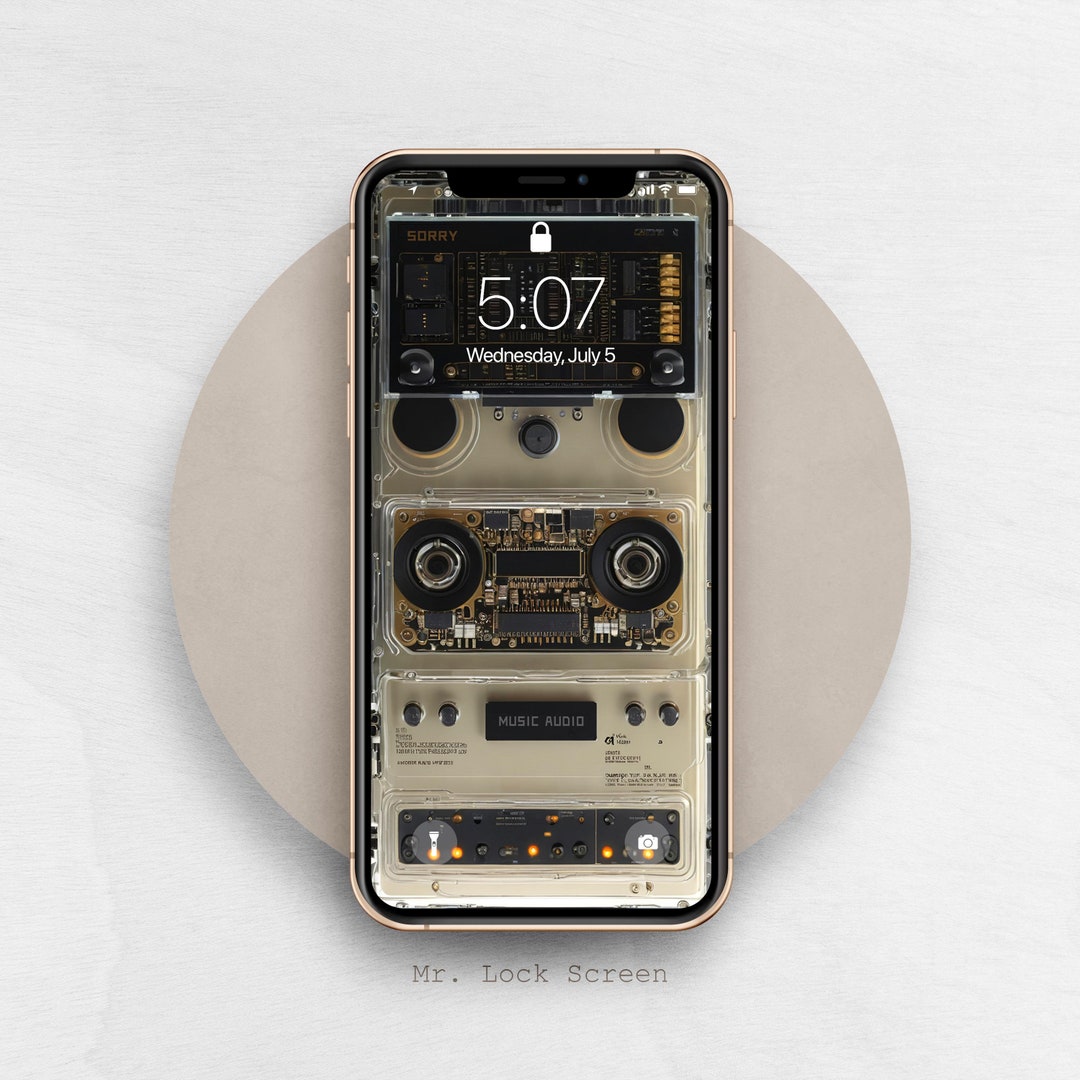 Sound System Components Phone Wallpapers | Retro Player iPhone ...