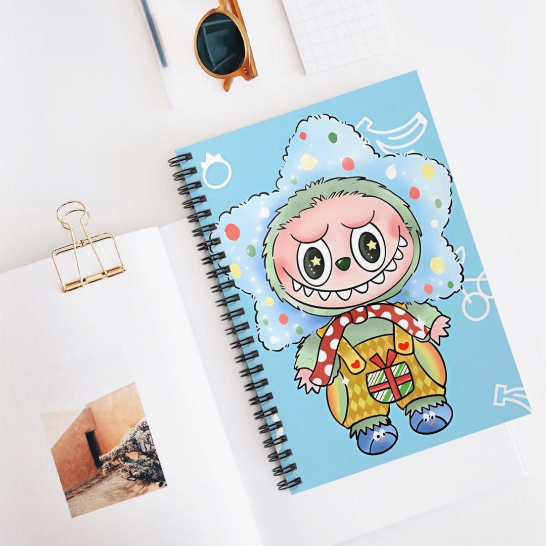 Labubu Spiral Notebooks | the Monster Soft Cover Journal | Labubu ...