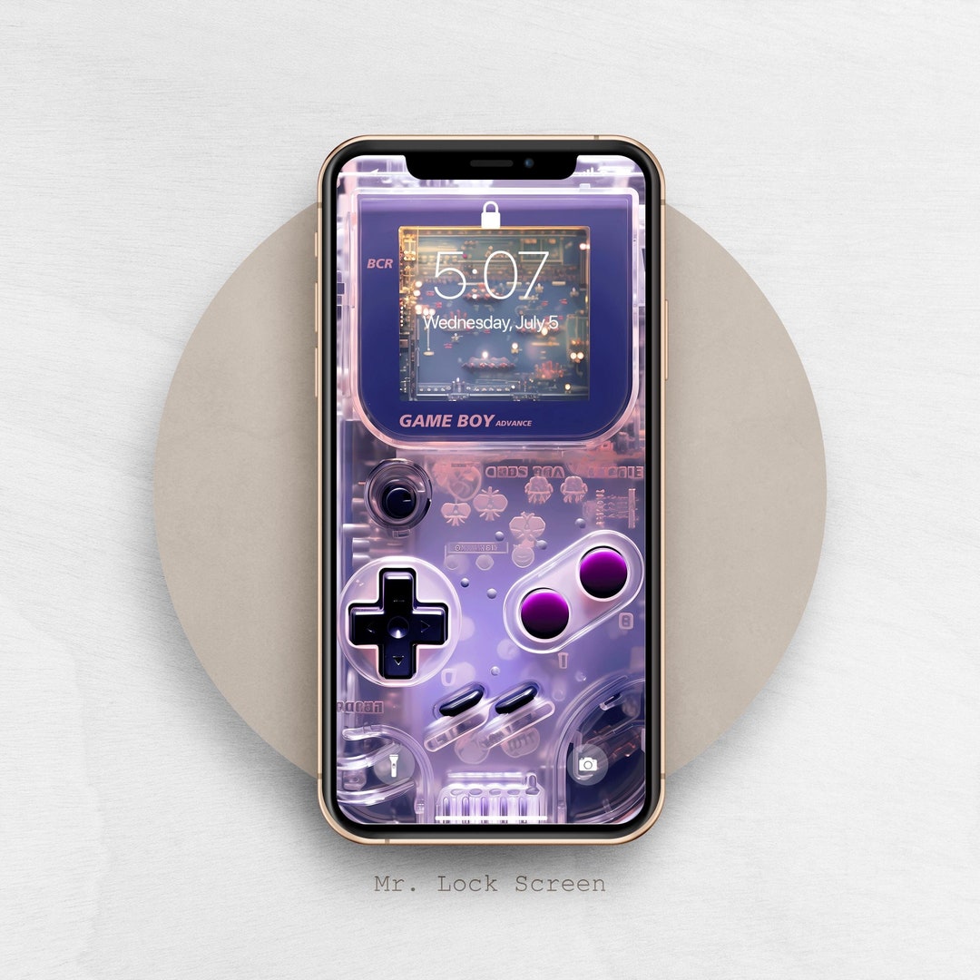 Game Boy Advance Phone Style Wallpapers | Retro Inspired Purple Lover ...
