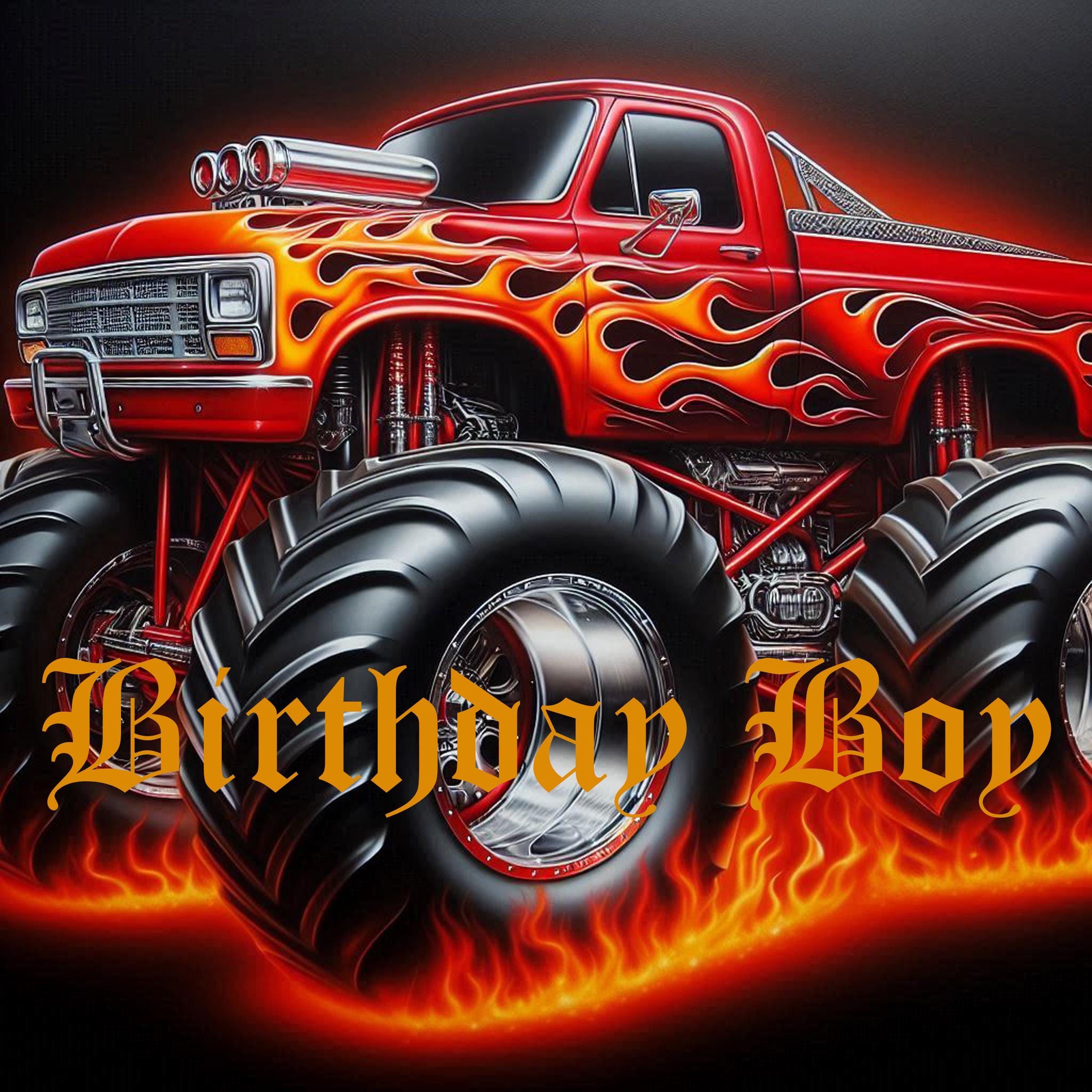 Custom Monster Truck Personalized Printable Designs for All Occasions ...