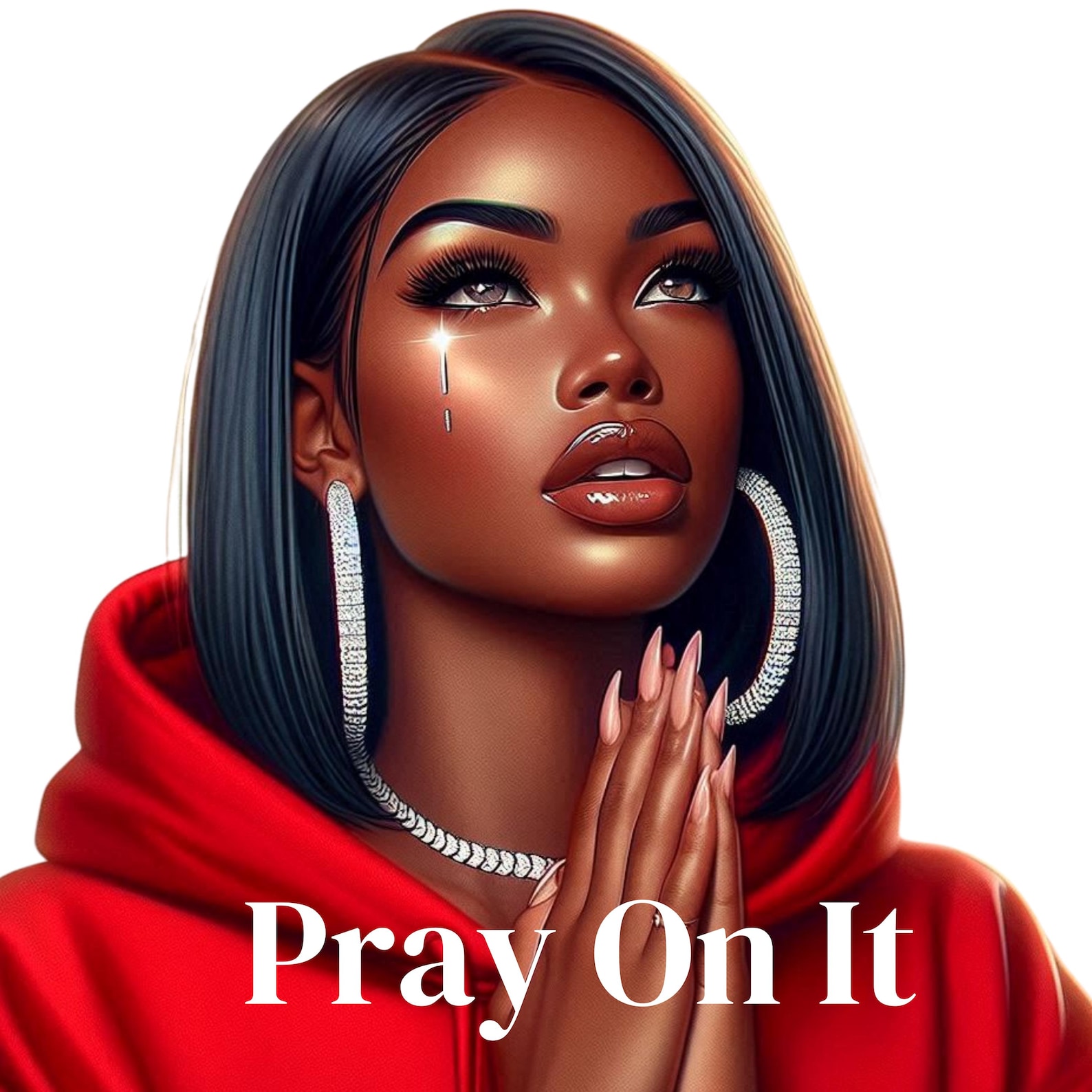 4 Black Faith PNG | Black Woman PNG | Faith PNG | Christian Clip Art ...