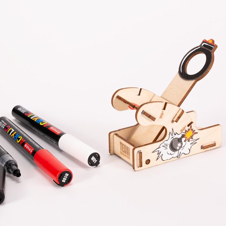 Mini Catapult Laser Cut File – Dxf Svg Lightburn Download – 3mm Wood ...