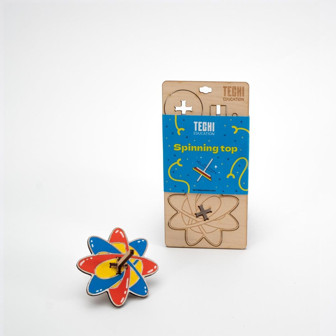 DIY Kit Planet Spinner Top, Educational STEAM Toy for Kids, Paint and ...