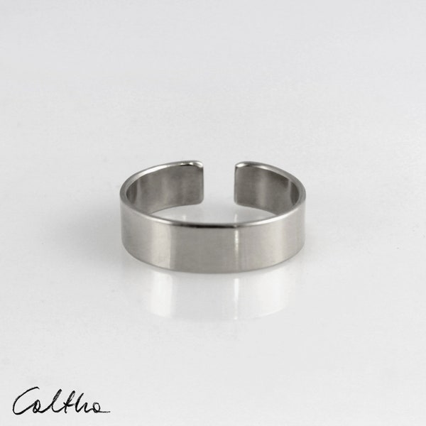 Simple Plain Ring - Etsy