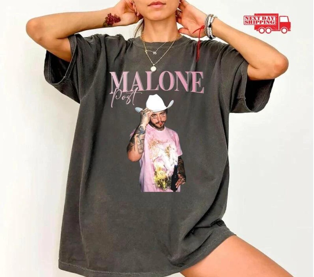 Comfort Colors Vintage Post Malone Shirt, Malone Rap Music Shirt, F1 ...