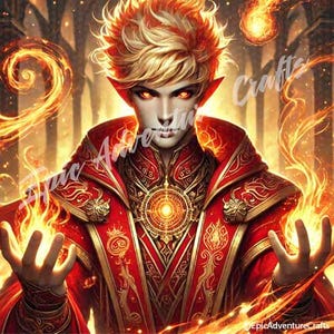 Magical Guardian Character Portraits Storytelling PNG Set for ...